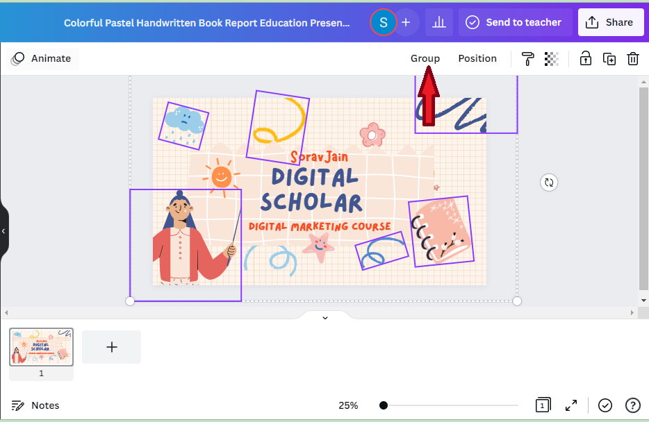 How To Group Elements In Canva 2024 Website And App 