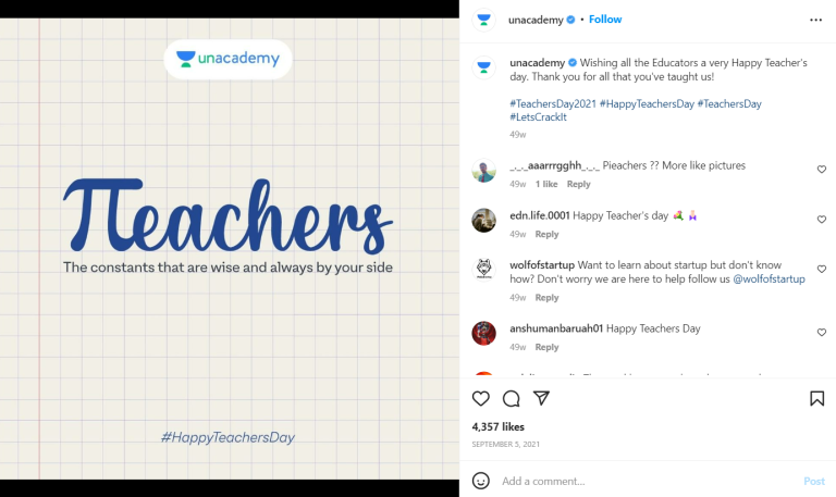 100+ Best Teacher's Day Social Media Post Ideas for 2025