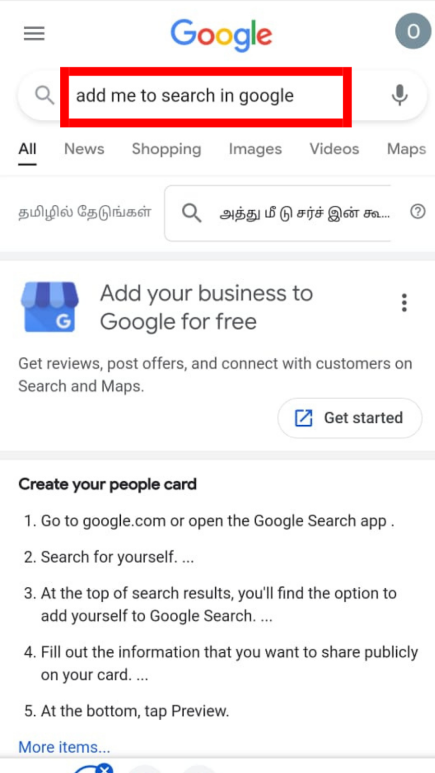 Add Me To Search: How To Add Yourself To Google People Card