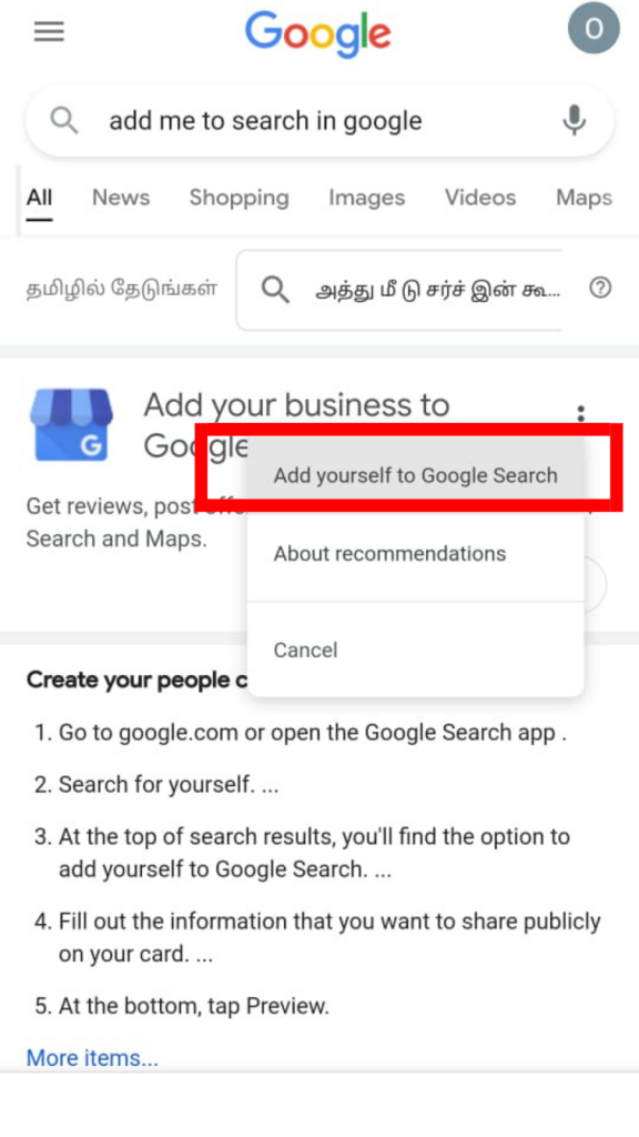 Add Me To Search: How To Add Yourself To Google People Card