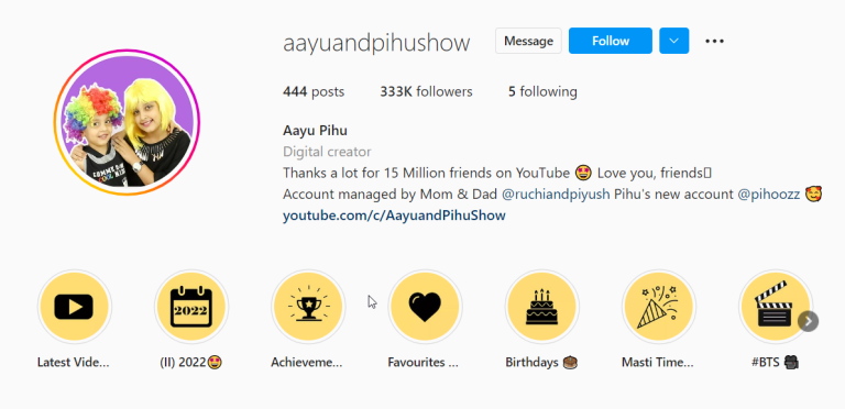 Top 10 Kids Influencers On Instagram In India in 2025 (Updated)