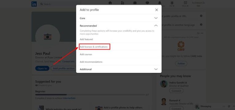 How to Add Certificates on LinkedIn? - 2025 | LinkedIn Help