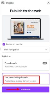 How to Use Own Domain for Canva Website? [Guide 2026]